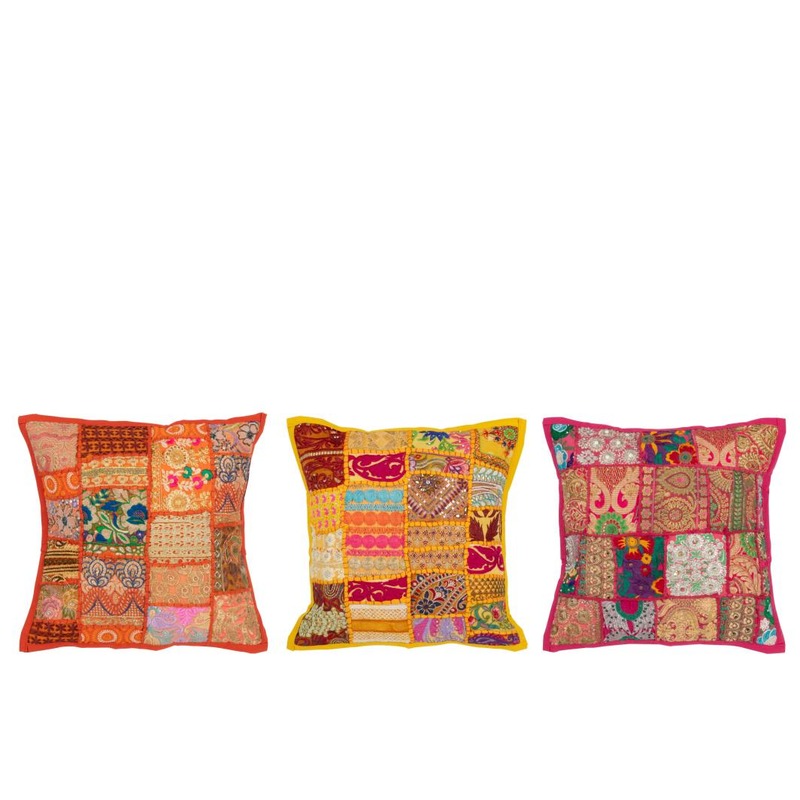 Cushion Pattern Patchwork 3 Assorted