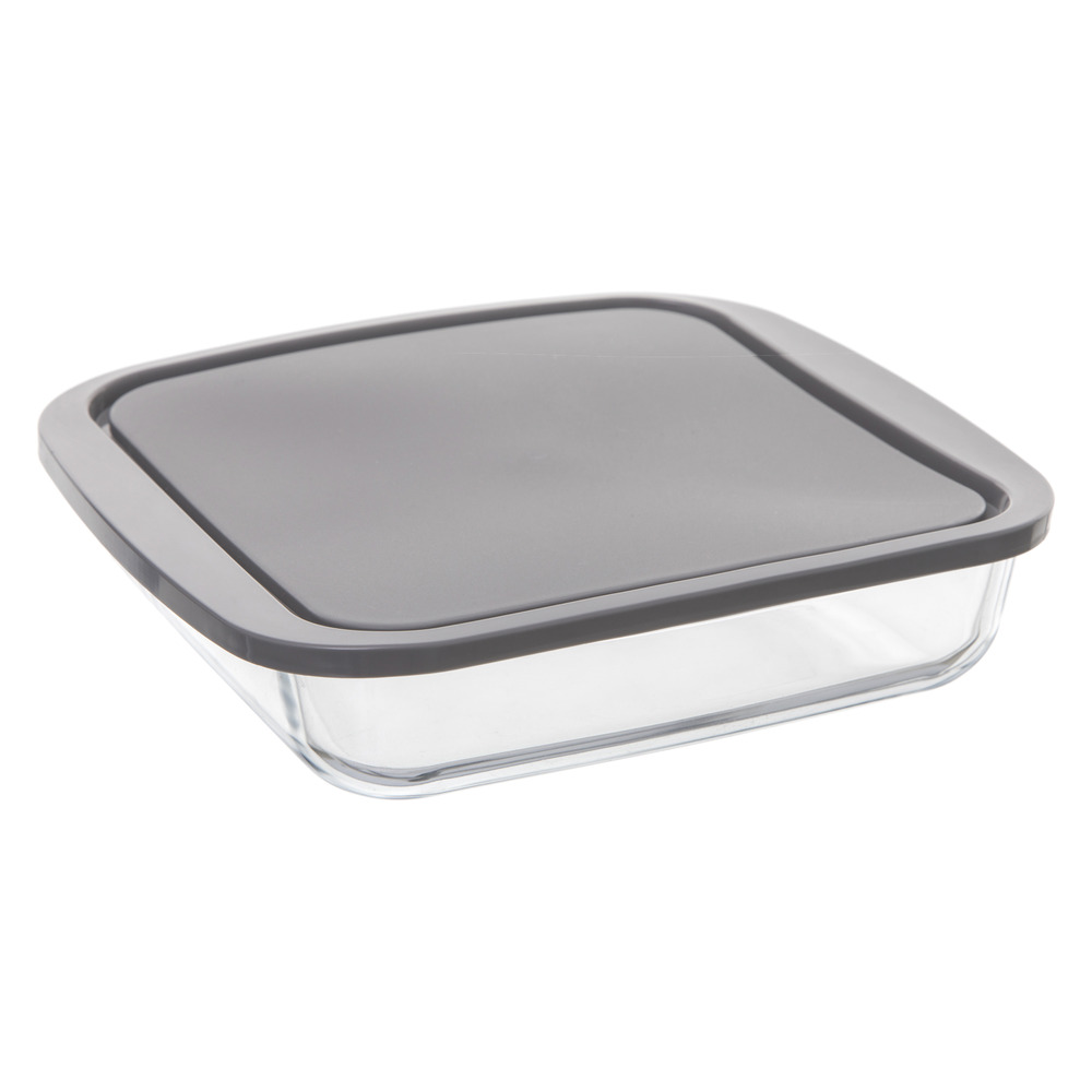 Square Glass Dish+Lid