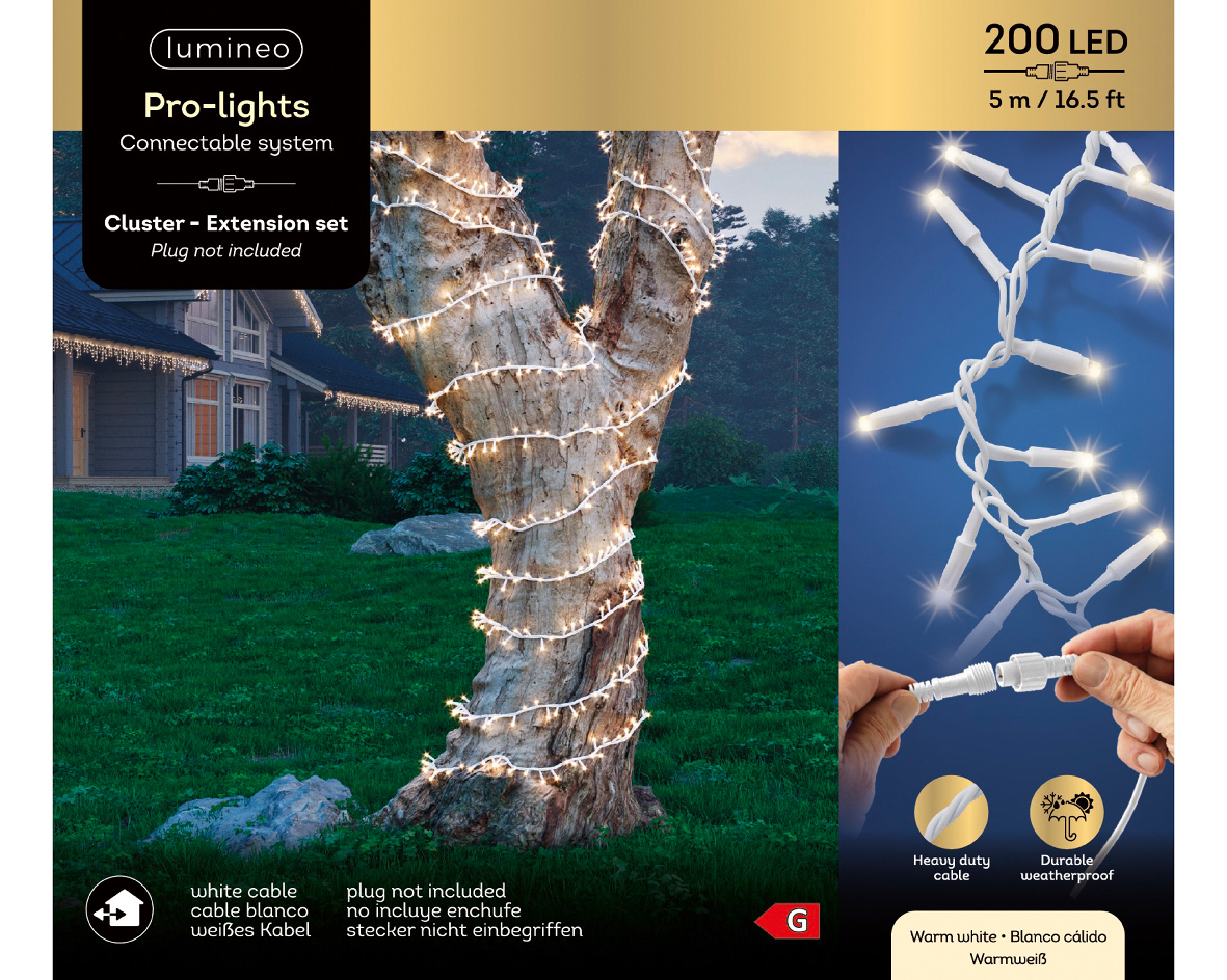 LED Pro-lights Cluster Lights Steady Outdoor