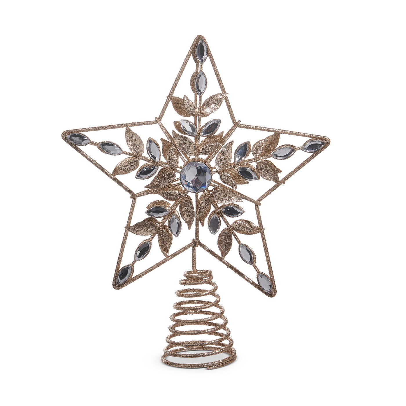 Jeweled Star Tree Topper 27Cm